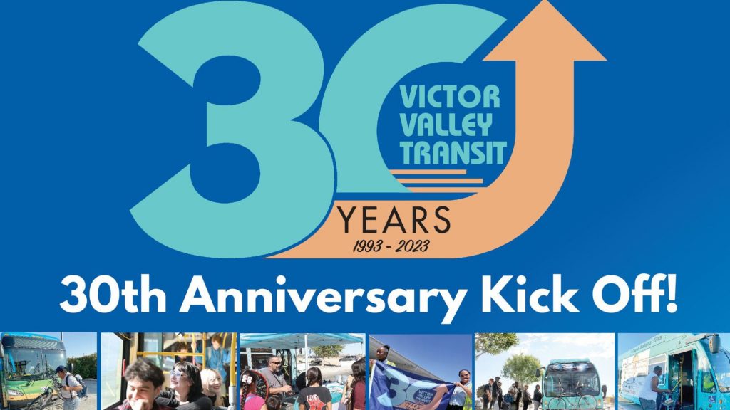 Victor Valley Transit Authority’s 30th Anniversary – Col. Paul Cook ...